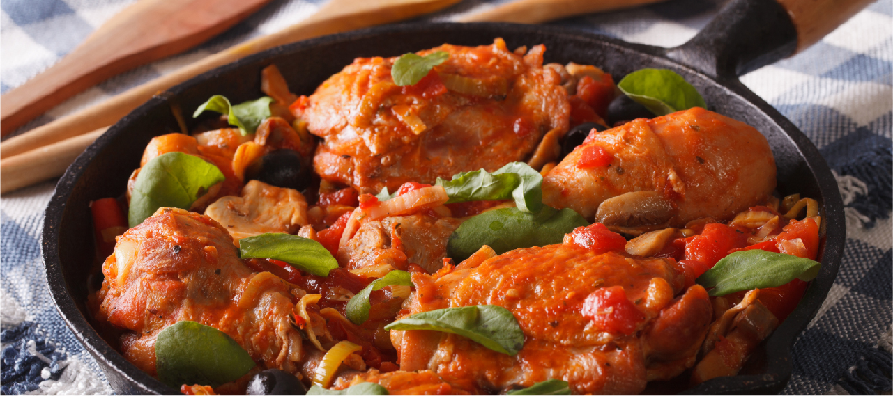 Receta fácil: Pollo en salsa de tomate deliciosa
